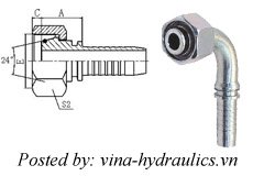 Đầu nối DIN, 22L-M30x2, M21513-12-30 - Manuli Italy - Công ty Cổ Phần ...